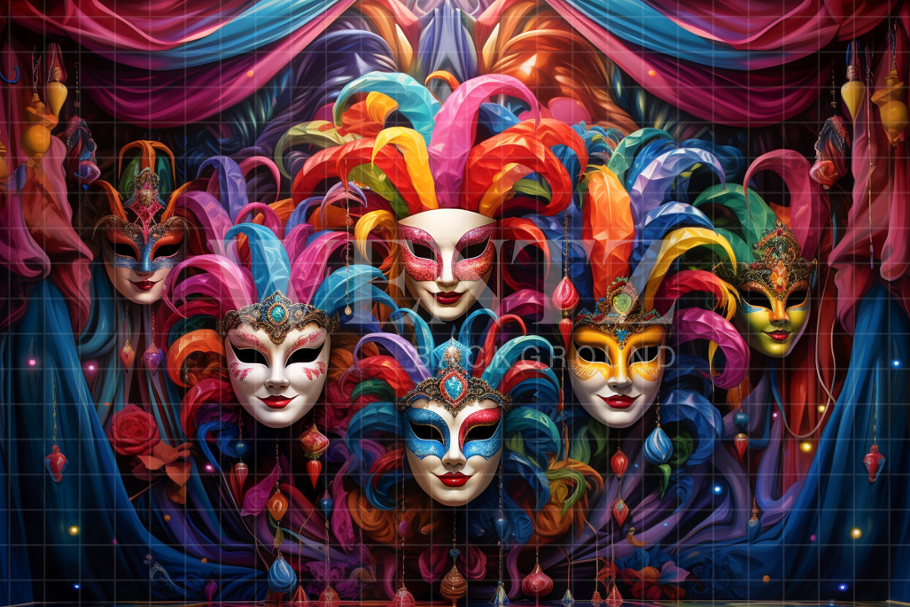 Fundo Fotográfico em Tecido Carnaval / Backdrop 5256