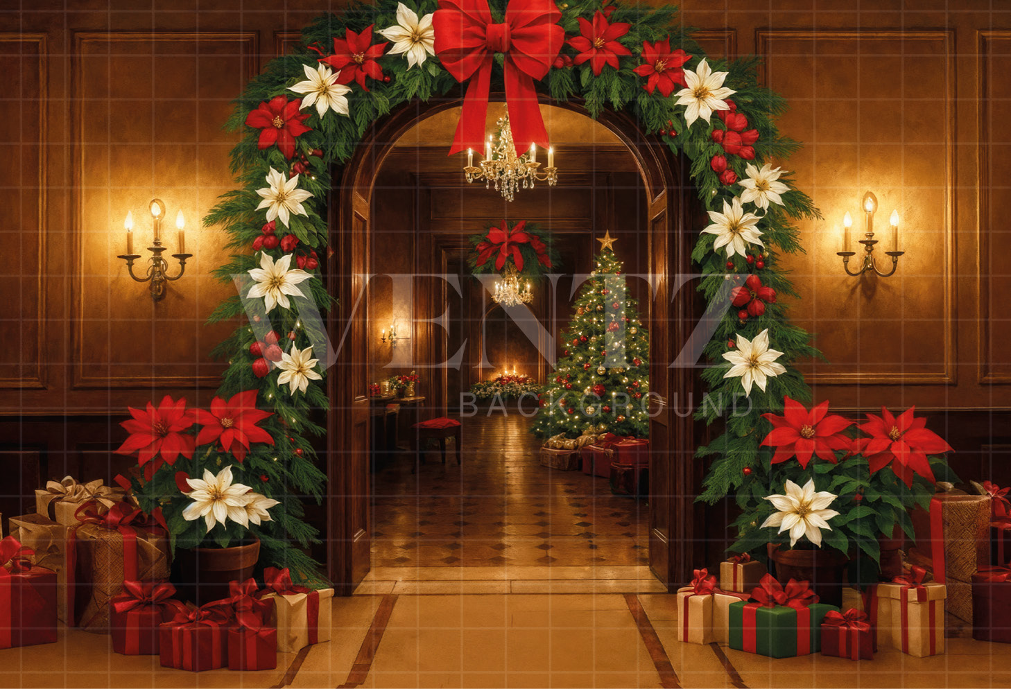 Fundo Fotográfico em Tecido Natal / Backdrop 7372