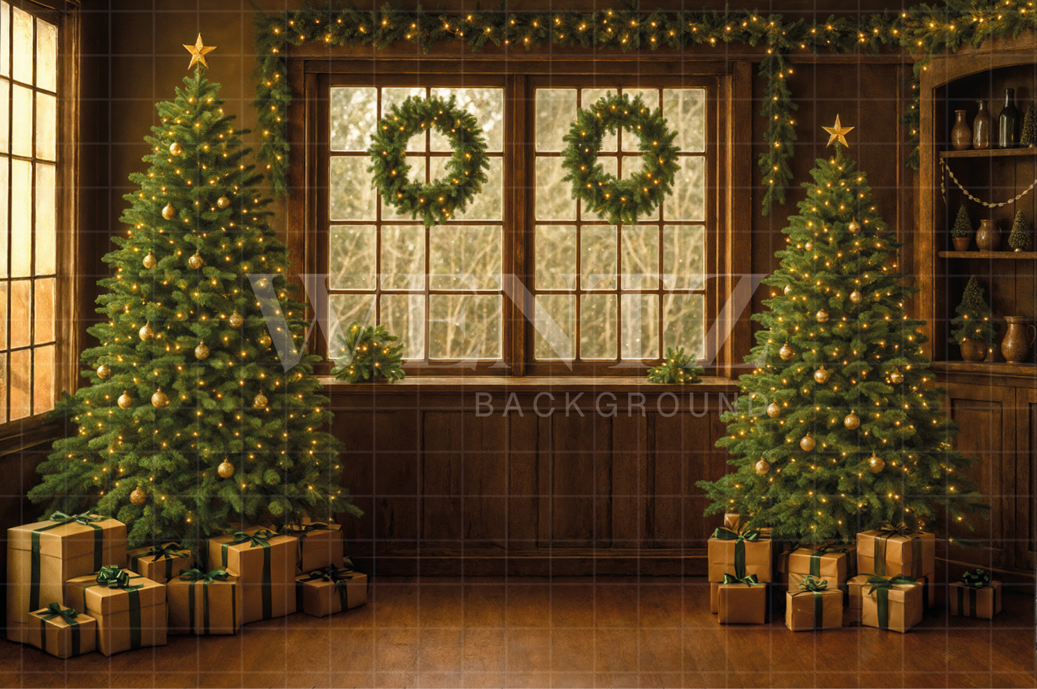 Fundo Fotográfico em Tecido Natal / Backdrop 7557